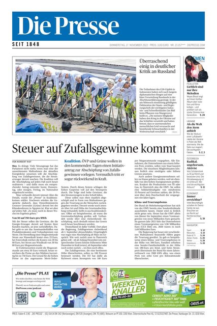 Die Presse - 2022-11-17