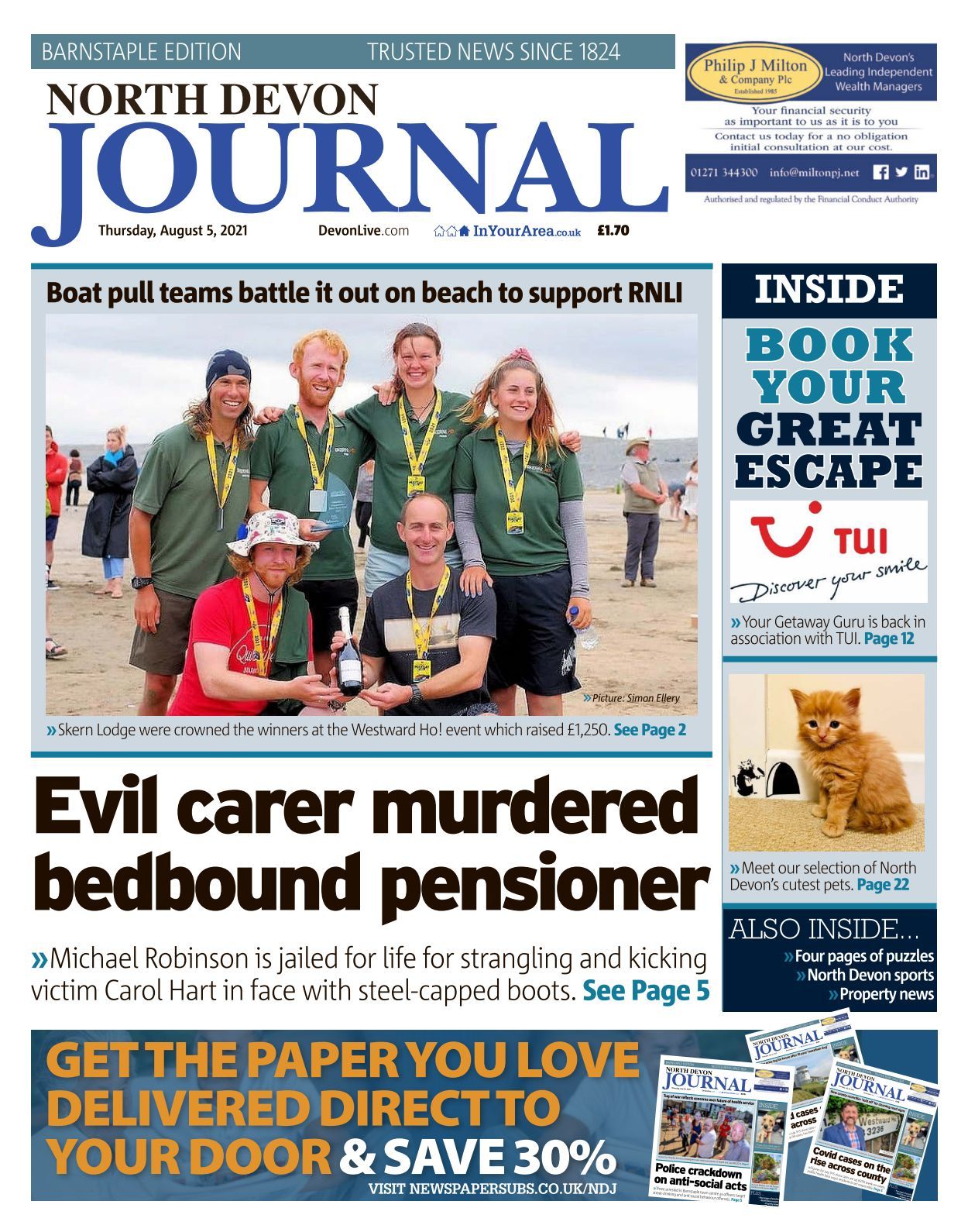 North Devon Journal Bideford - 2021-08-05