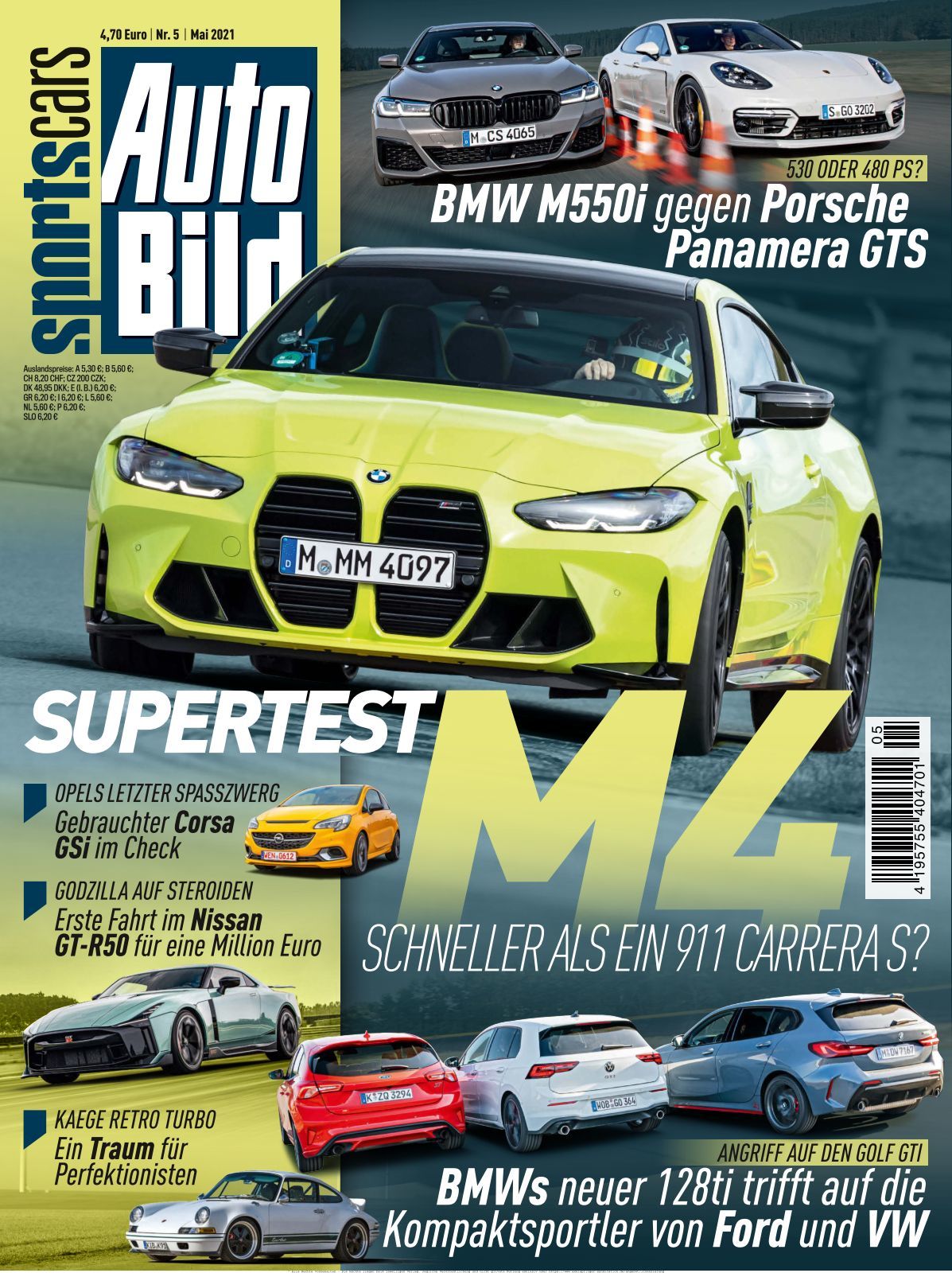 AUTO BILD Sportscars - Ausgabe 05/2021