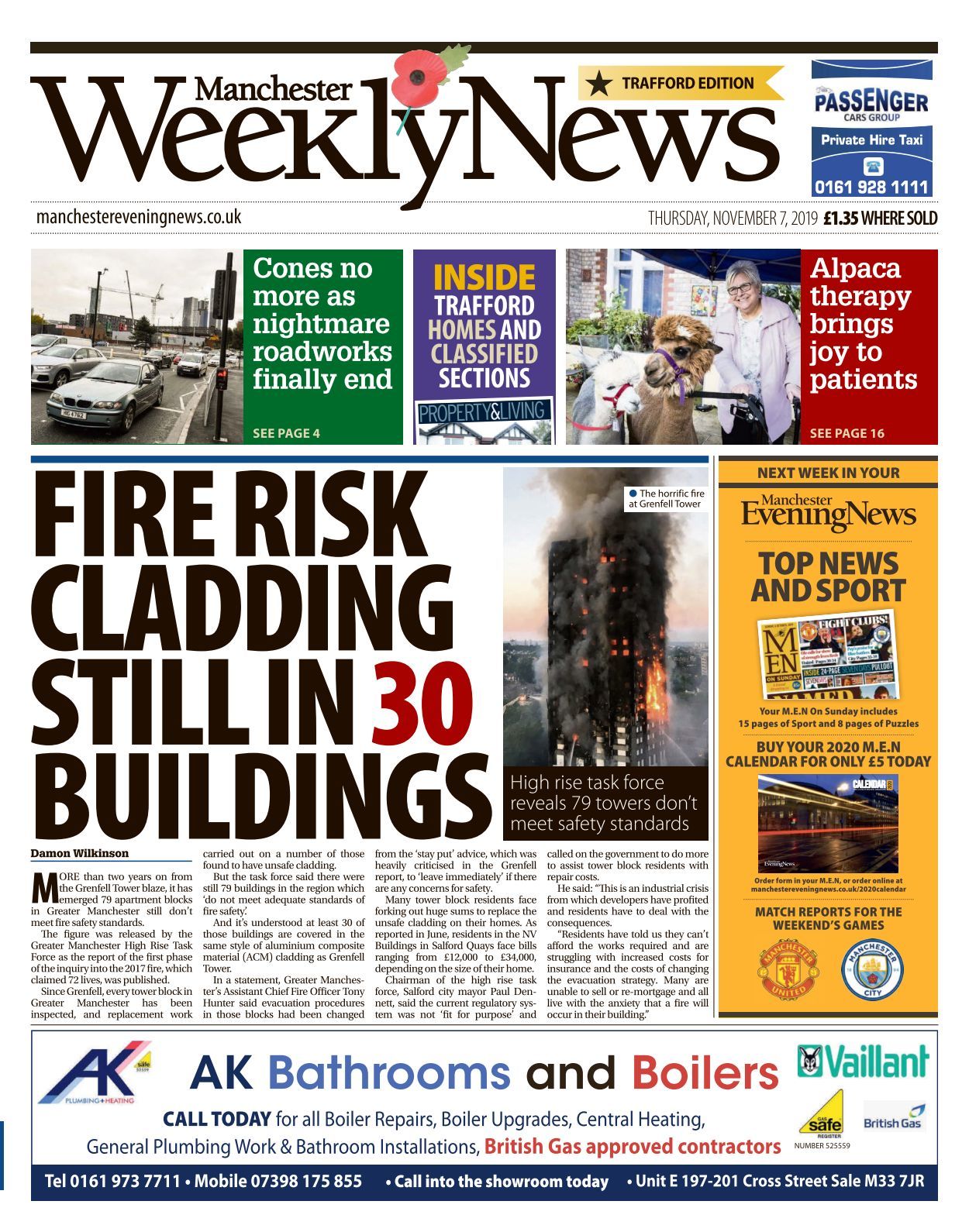 Manchester Weekly News Trafford - 2019-11-07