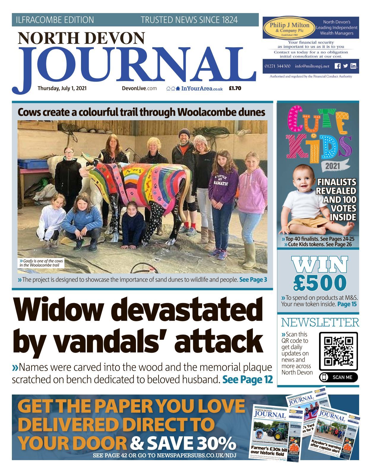 North Devon Journal Ilfracombe - 2021-07-01