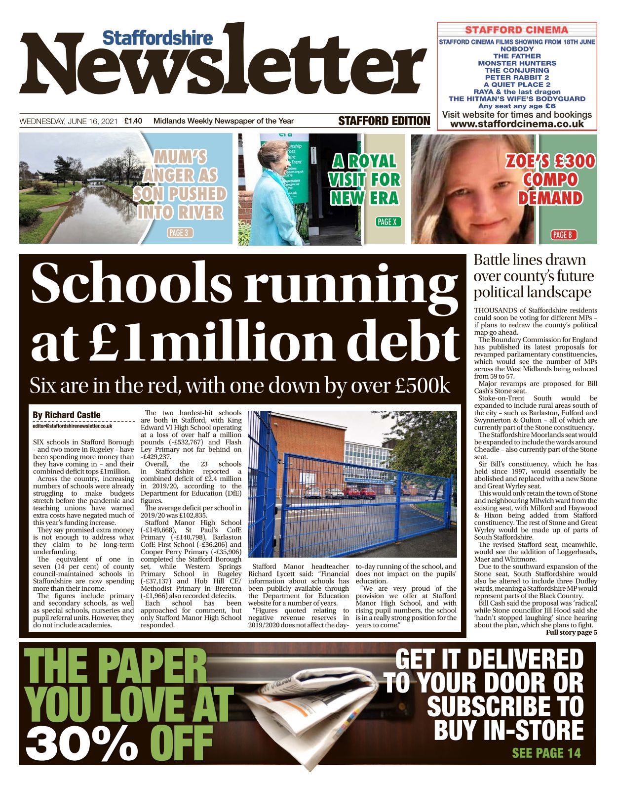 Staffordshire Newsletter - 2021-06-16