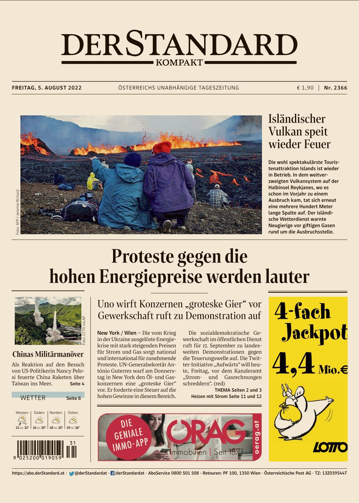 DER STANDARD Kompakt - 2022-08-05