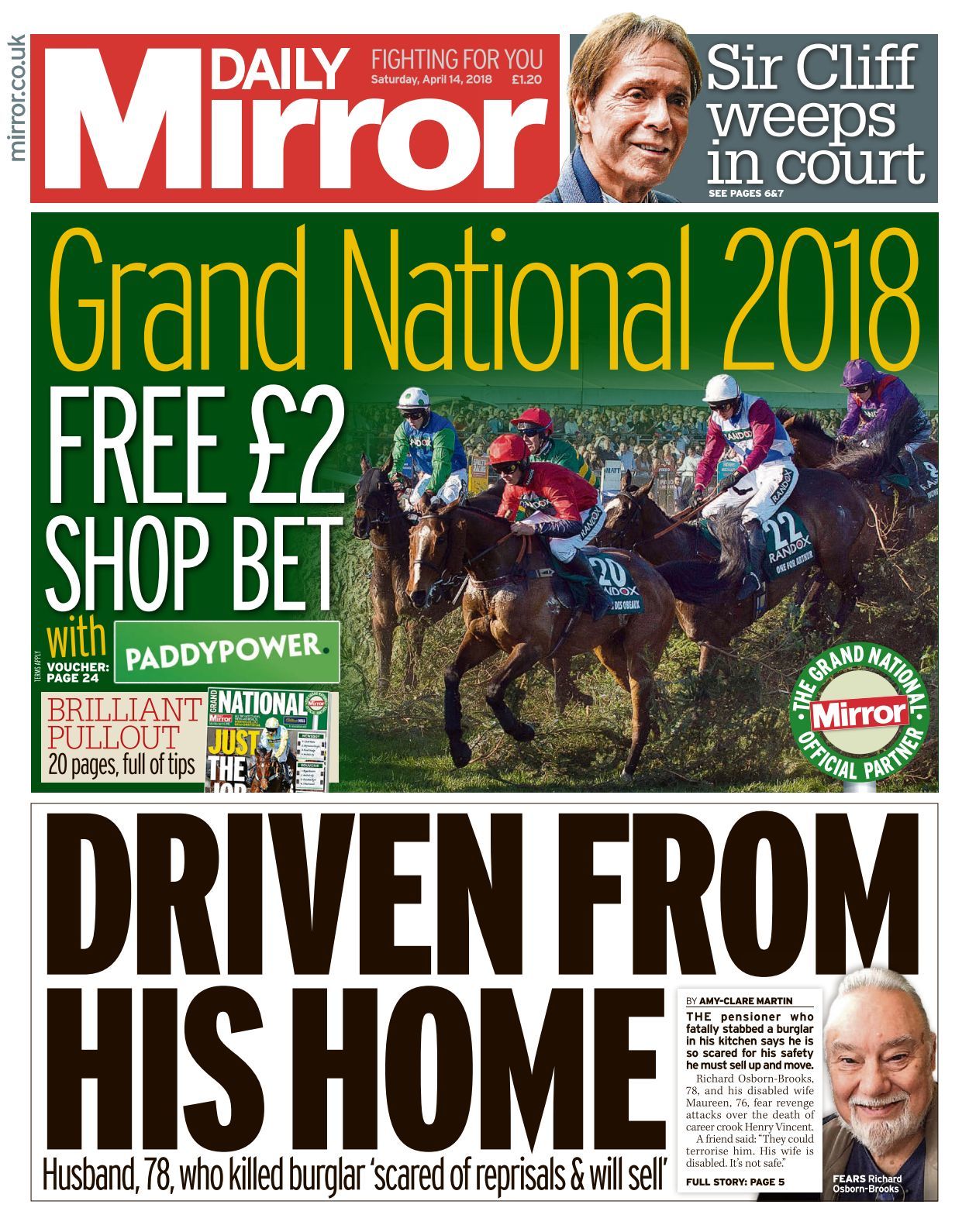 Daily Mirror 2018 04 14
