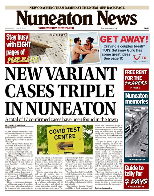 Nuneaton News - 2021-06-02