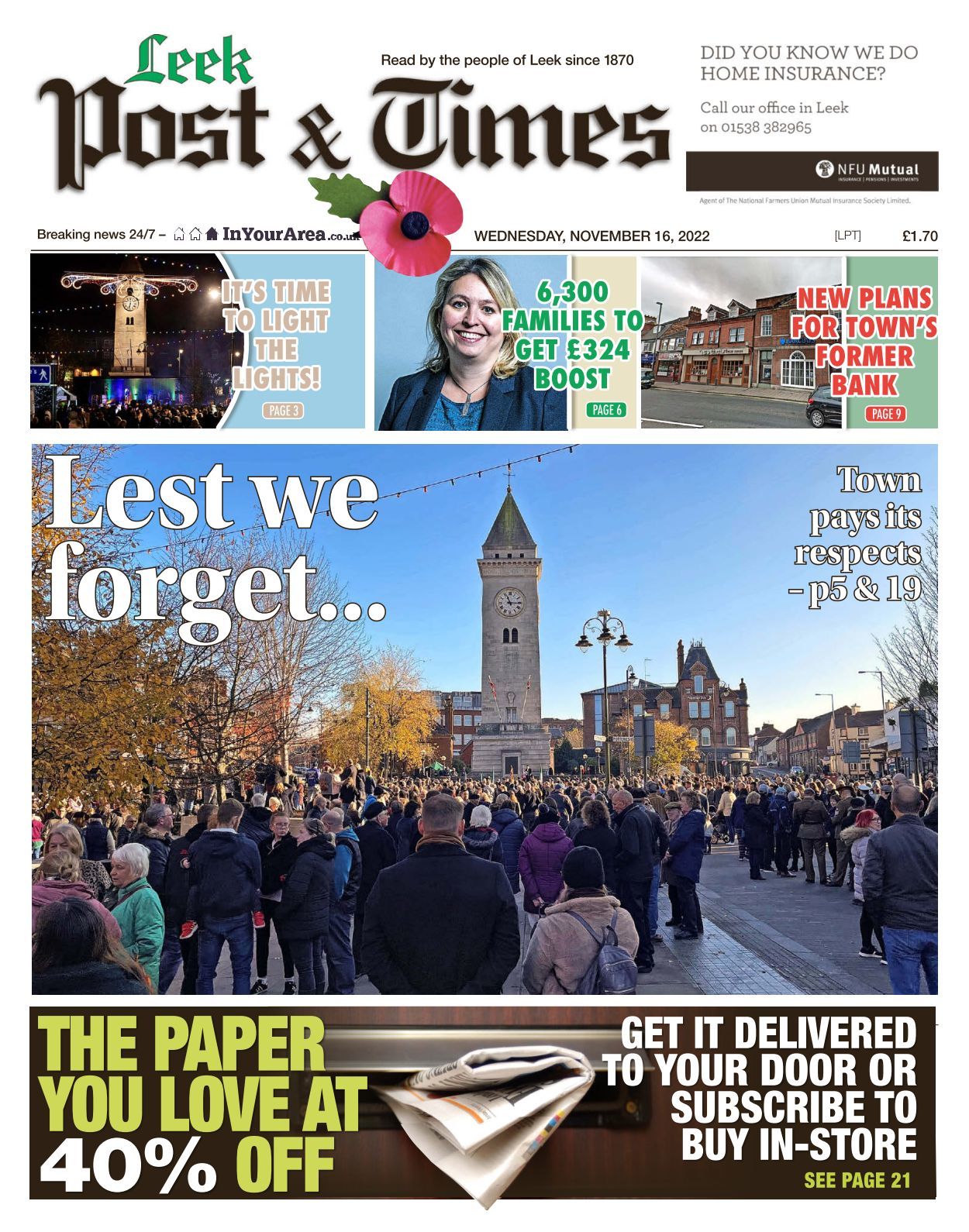 Leek Post And Times - 2022-11-16