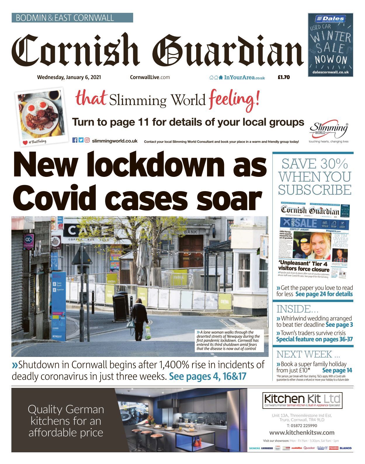 Cornish Guardian Bodmin - 2021-01-06