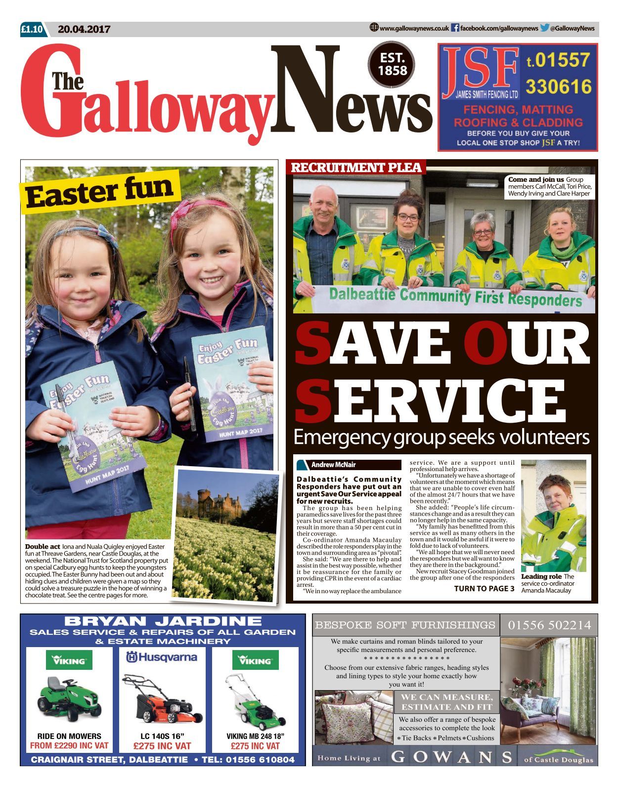 The Galloway News - 2017-04-20