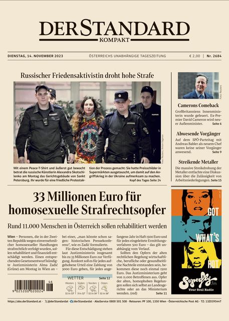 DER STANDARD Kompakt - 2023-11-14