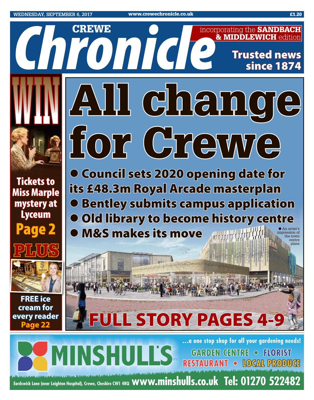 Crewe Chronicle - 2017-09-06
