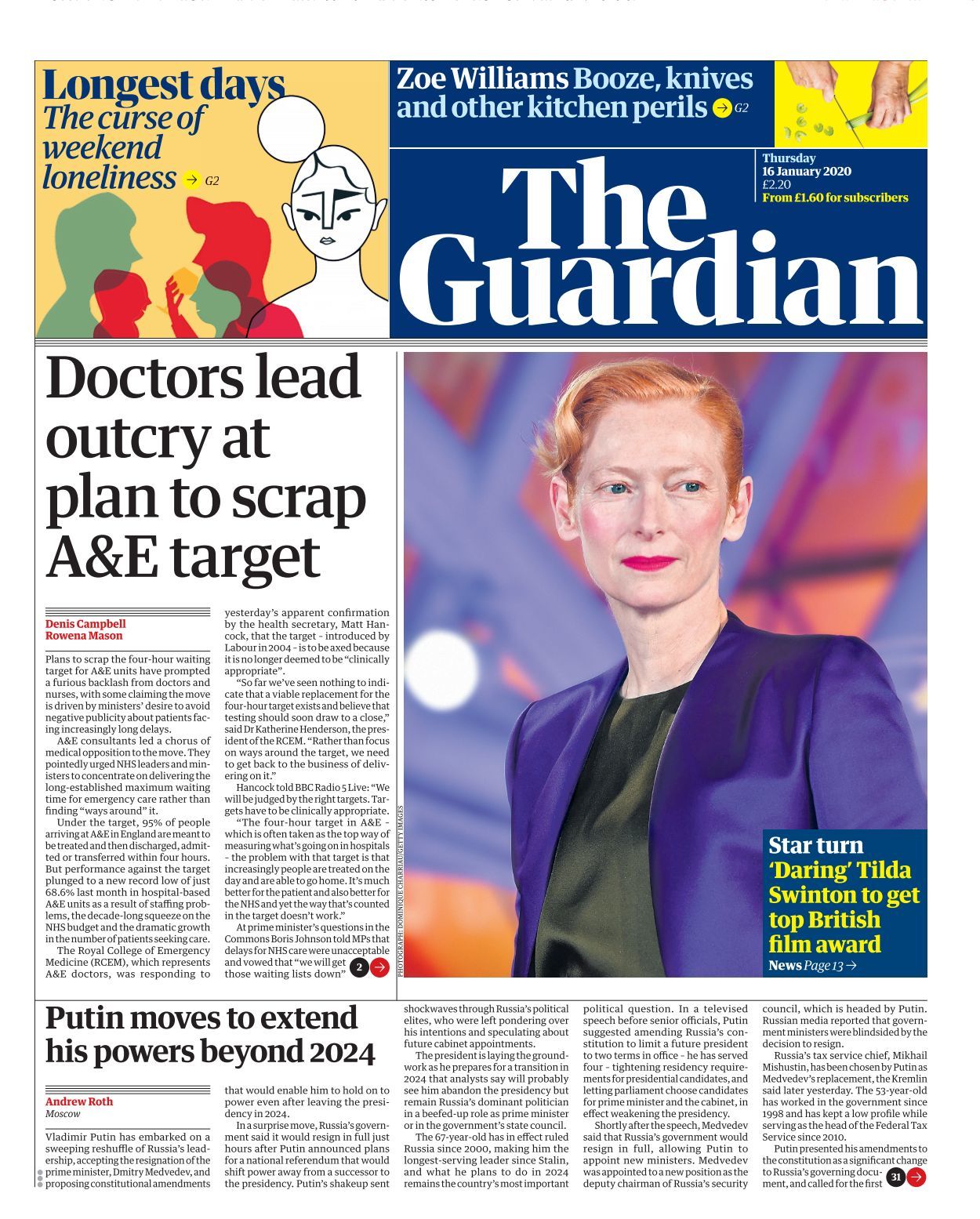 The Guardian - 2020-01-16