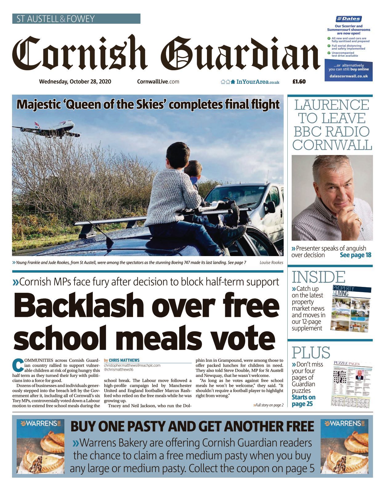 Cornish Guardian St Austell - 2020-10-28