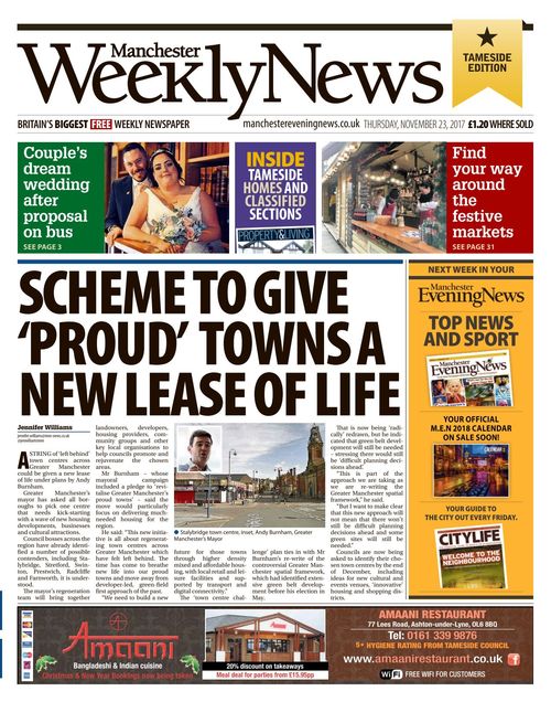 Manchester Weekly News Tameside & Oldham - 2017-11-23