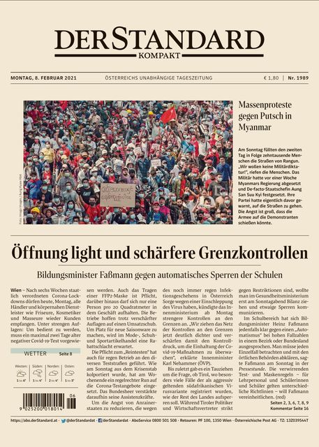 DER STANDARD Kompakt - 2021-02-08
