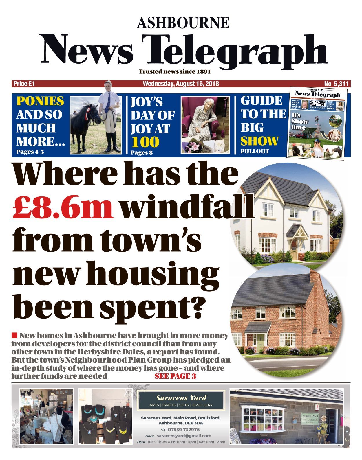 Ashbourne News Telegraph - 2018-08-15