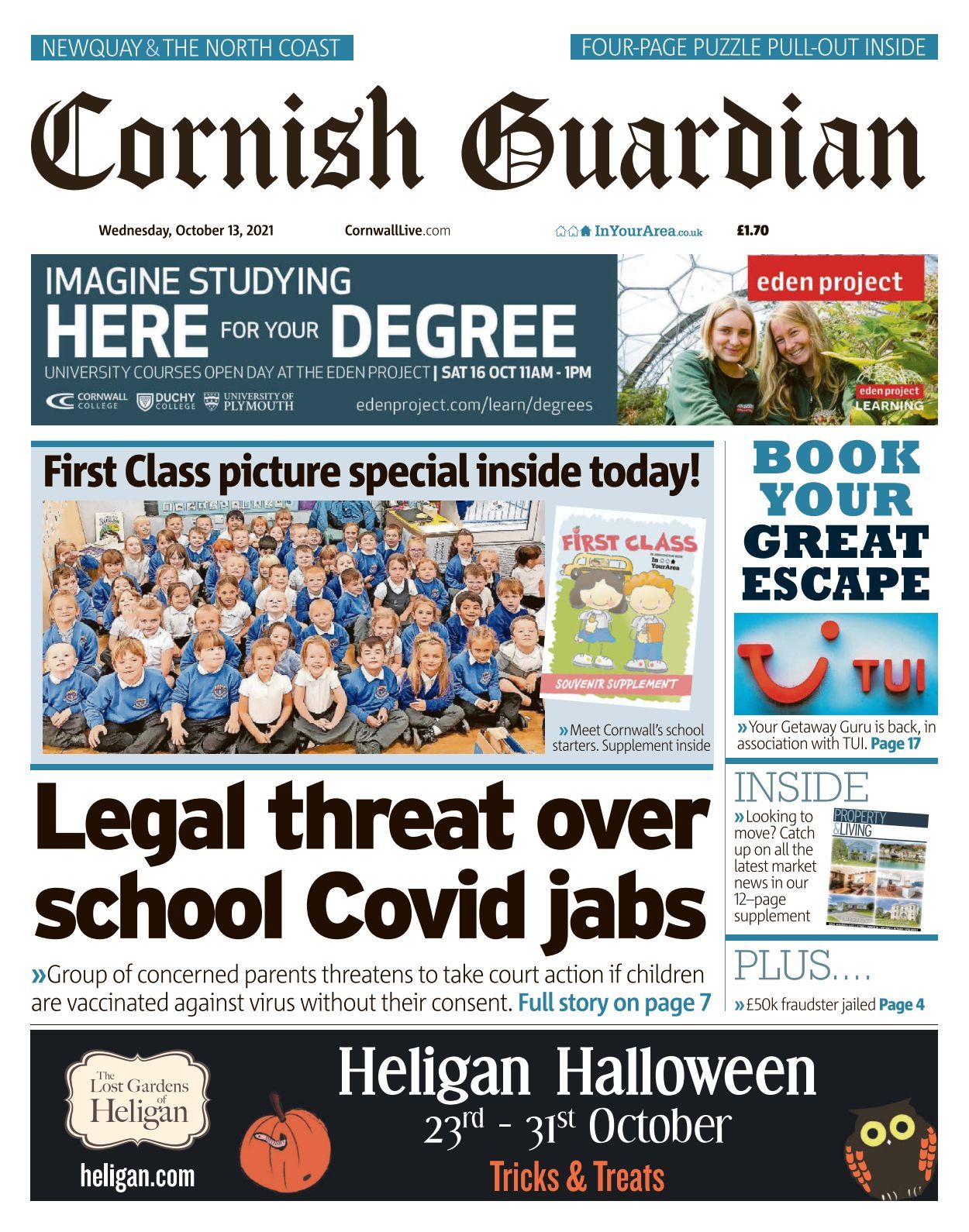 Cornish Guardian Newquay - 2021-10-13