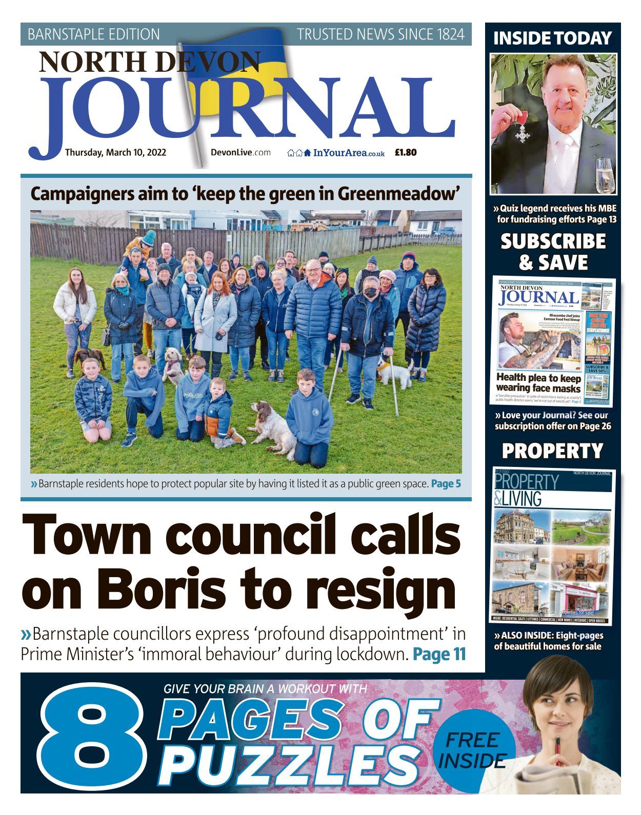 North Devon Journal Barnstaple - 2022-03-10