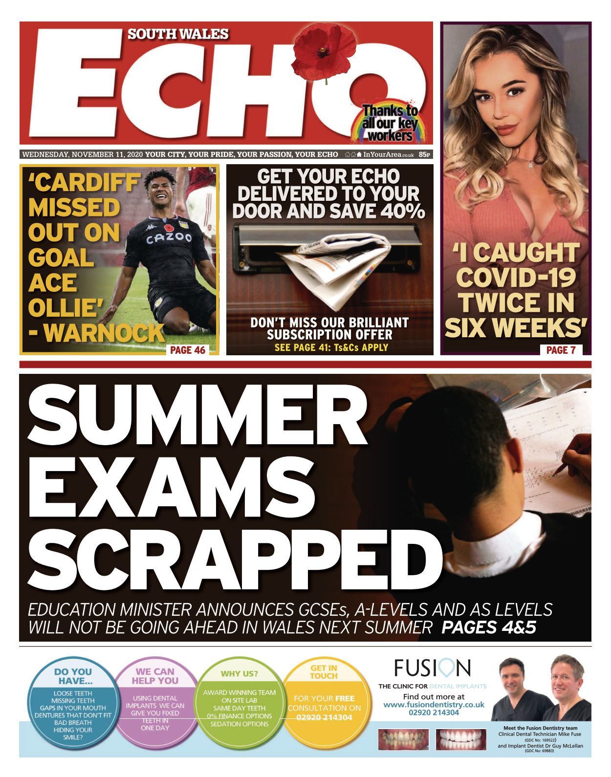 South Wales Echo - 2020-11-11