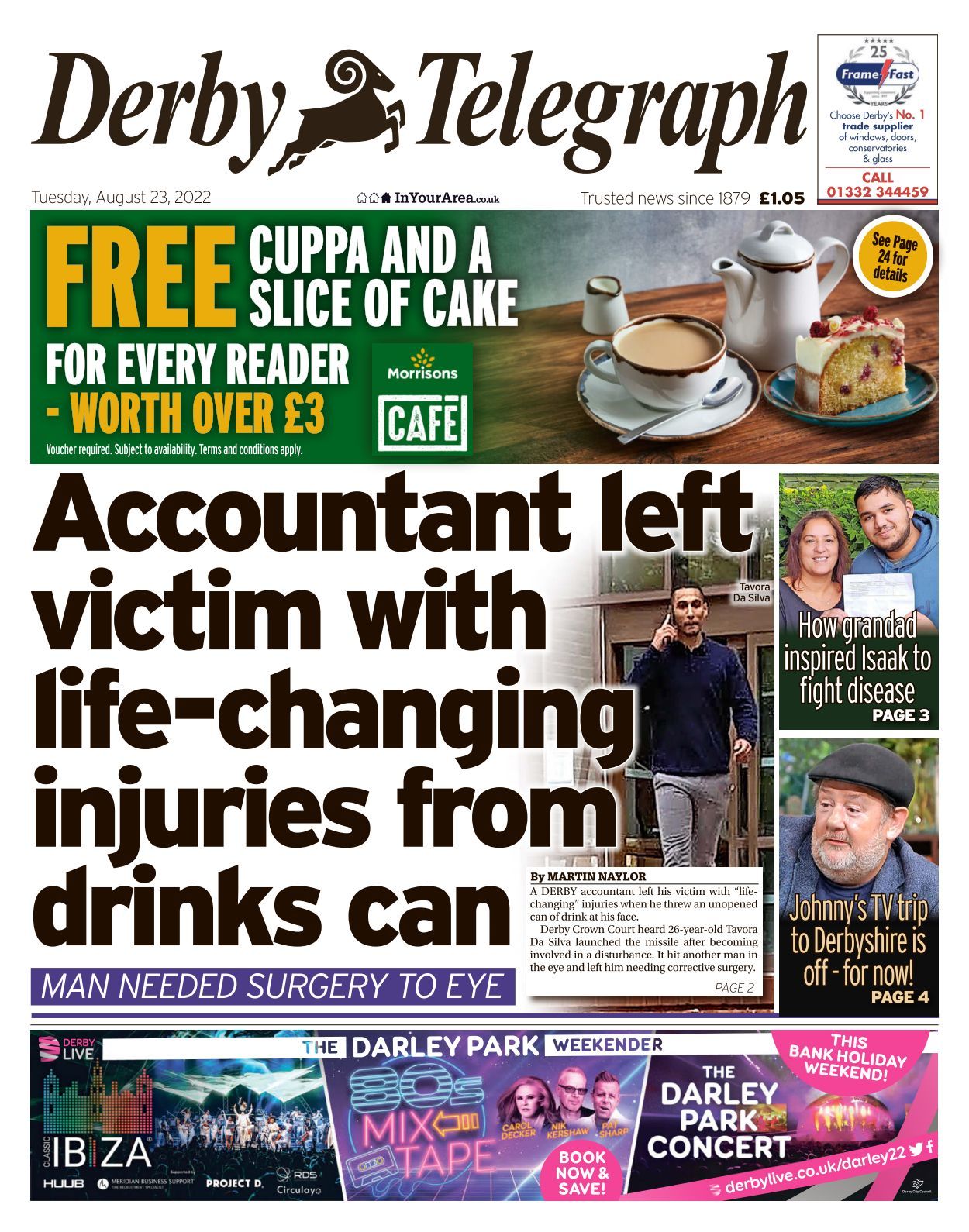 Derby Telegraph - 2022-08-23