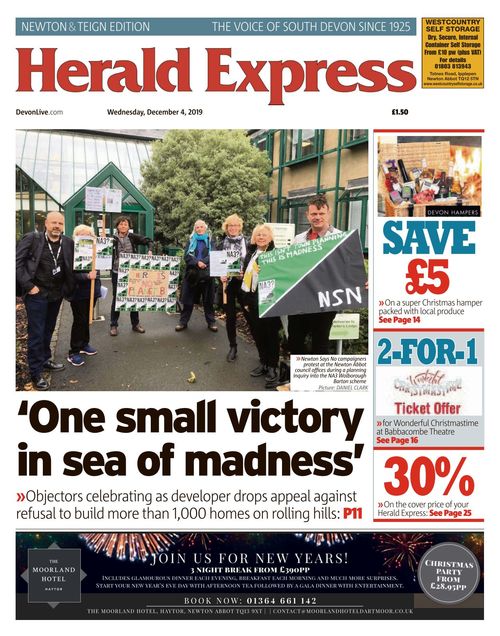 Herald Express Newton Abbot - 2019-12-04