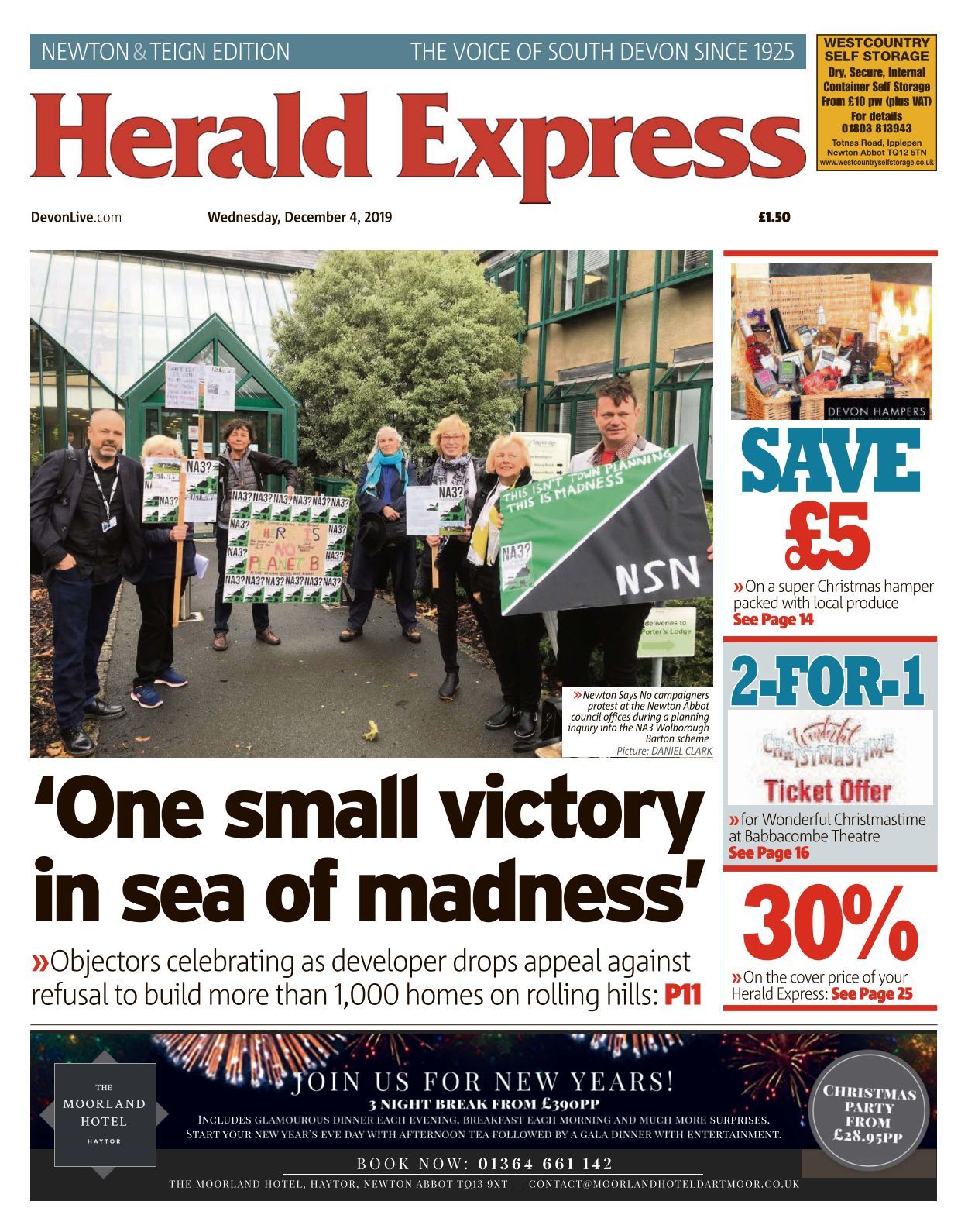 Herald Express Newton Abbot - 2019-12-04
