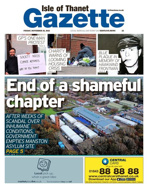 The Isle of Thanet Gazette is published on Fridays and is packed full ...