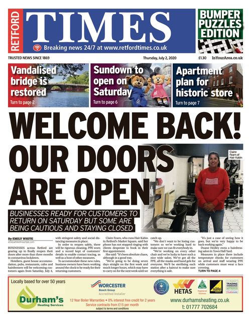 Retford Times - 2020-07-02