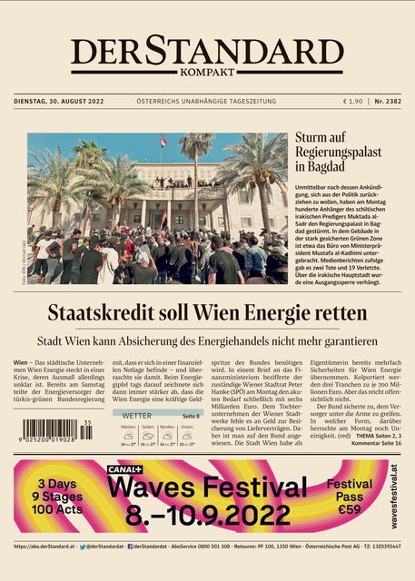 DER STANDARD Kompakt - 2022-08-30