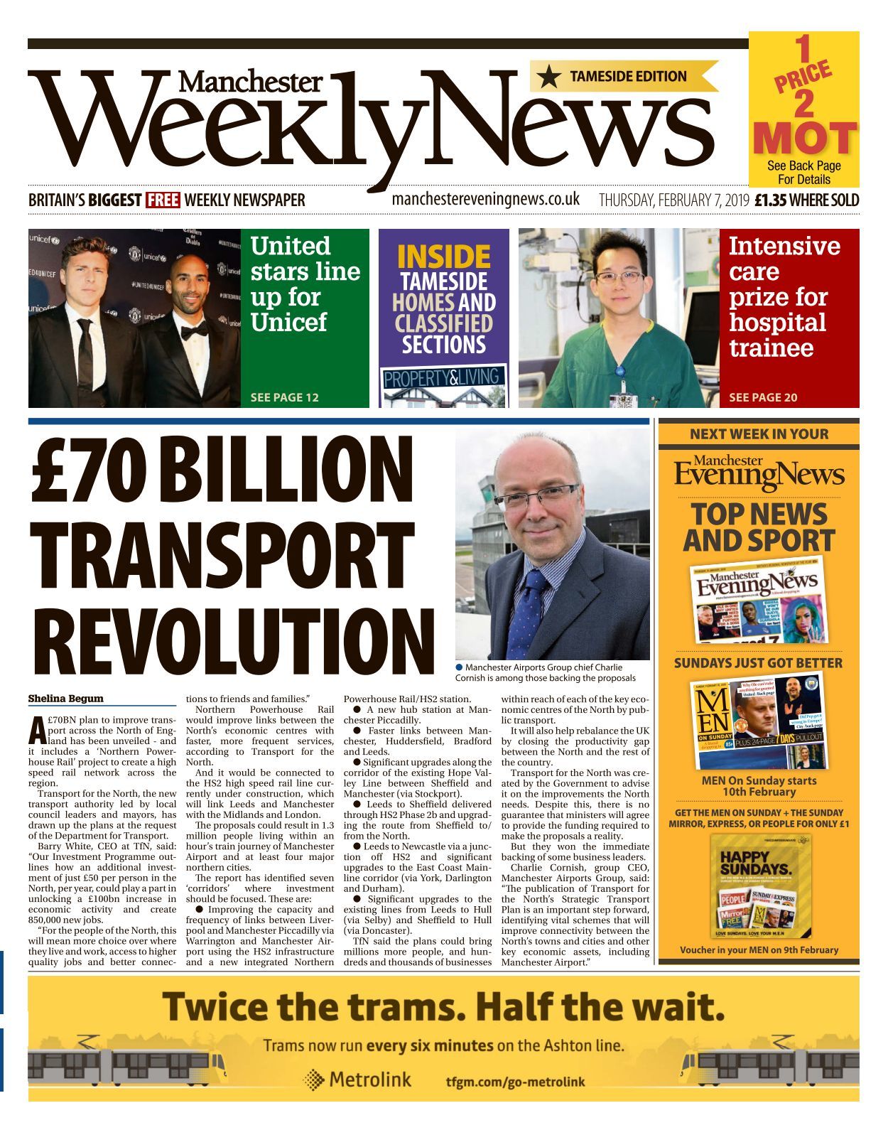 Manchester Weekly News Tameside & Oldham - 2019-02-07