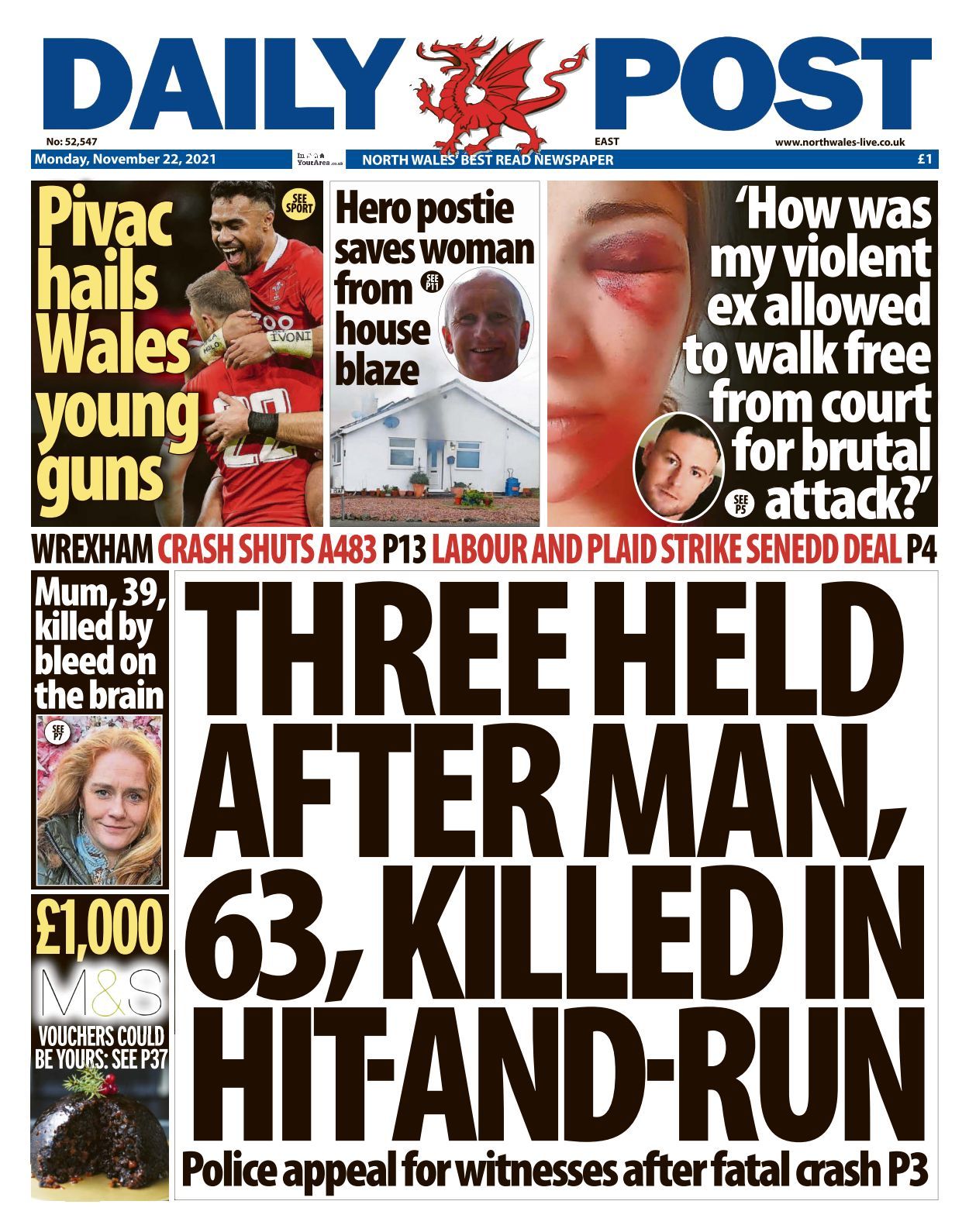 Daily Post Wales East - 2021-11-22