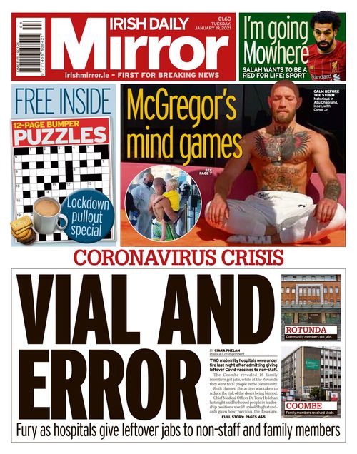 Irish Daily Mirror - 2021-01-19