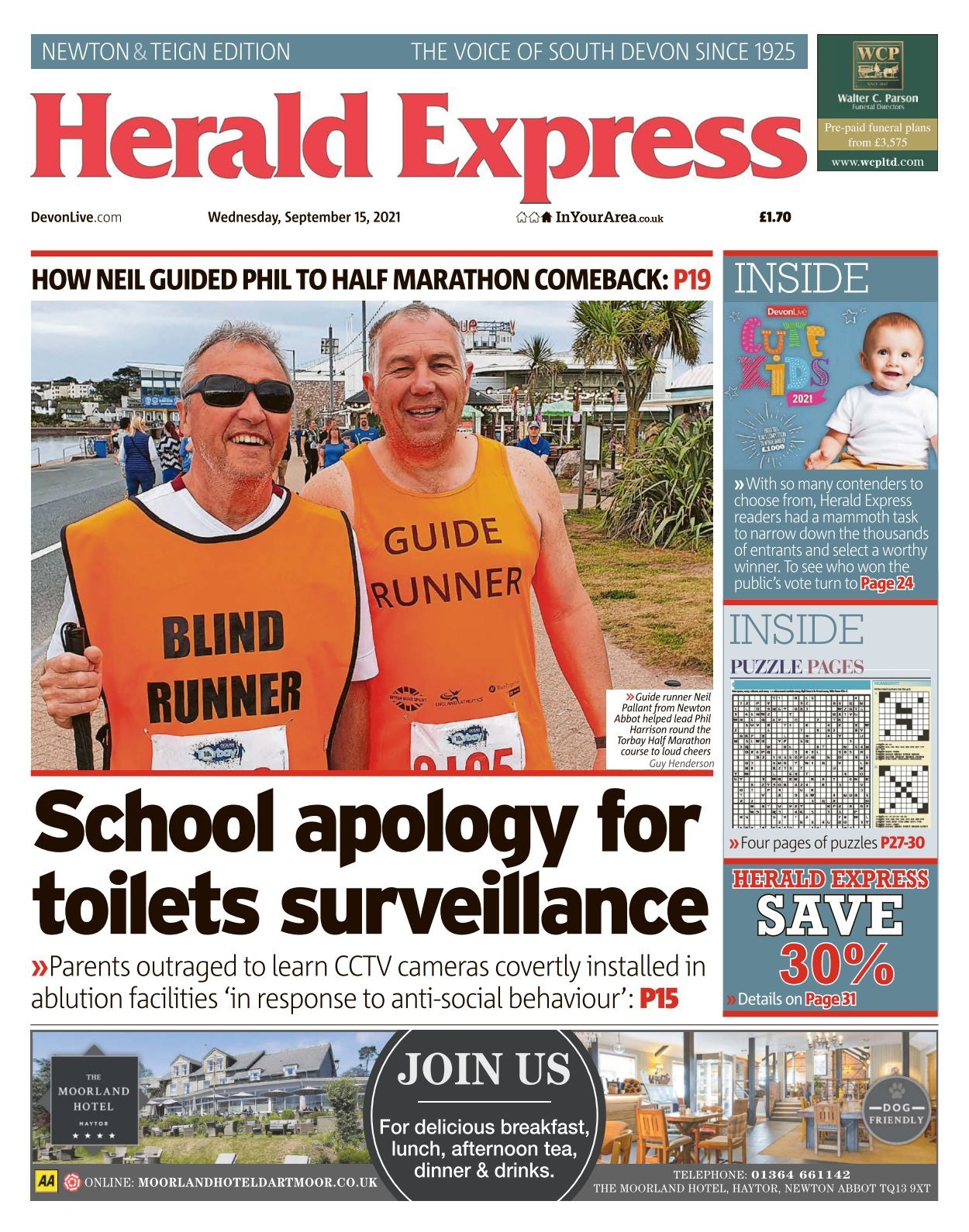 Herald Express Newton Abbot - 2021-09-15