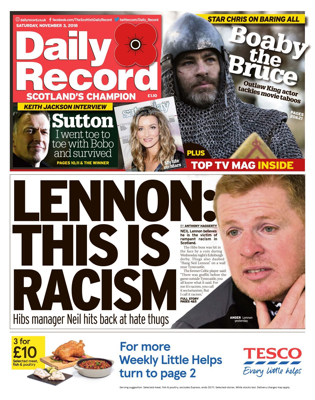 Daily Record - 2018-11-03