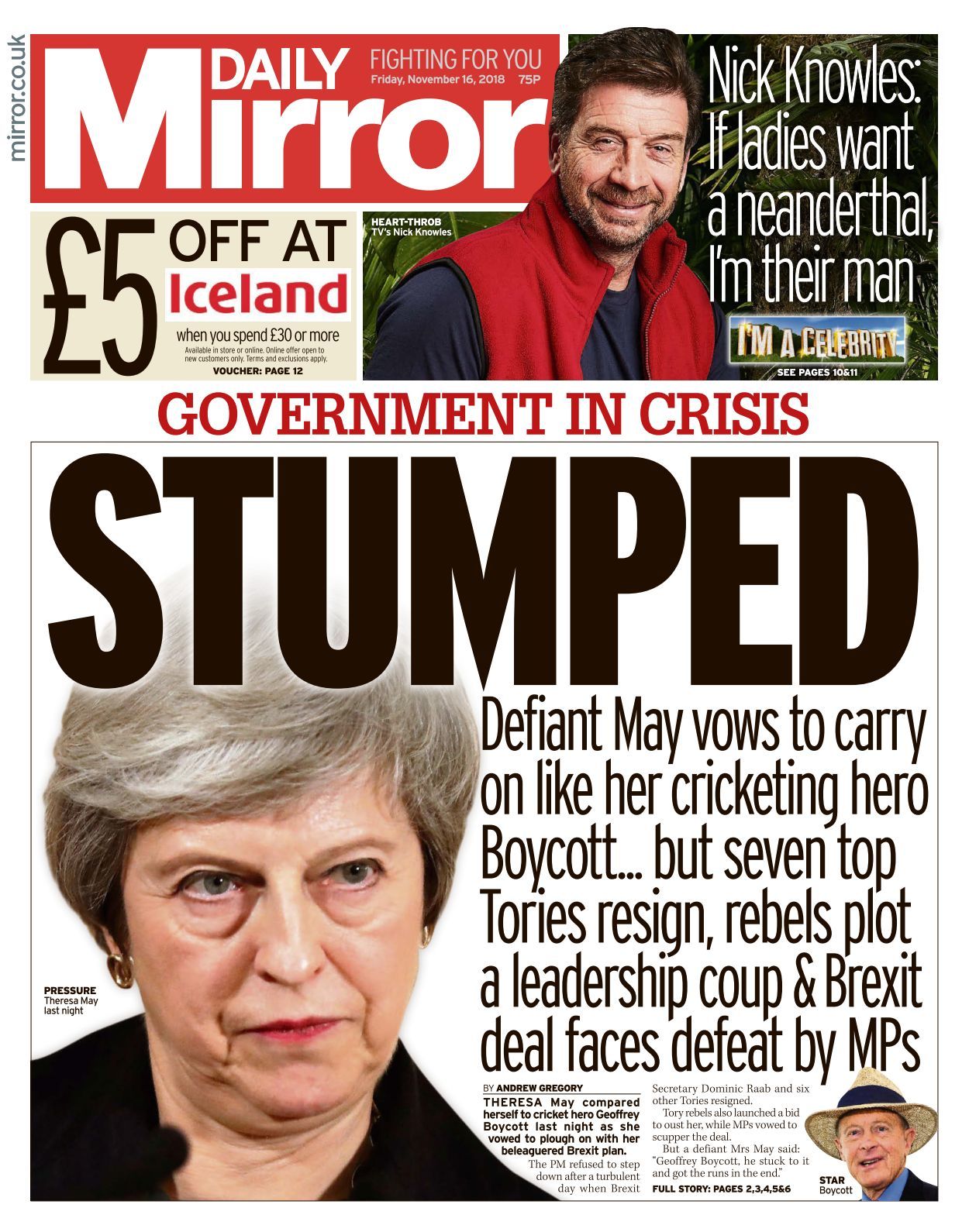 Daily Mirror - 2018-11-16