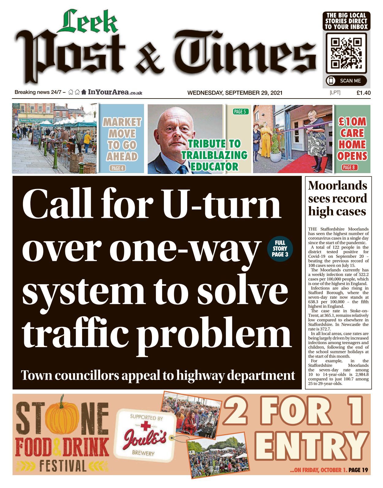 Leek Post And Times - 2021-09-29