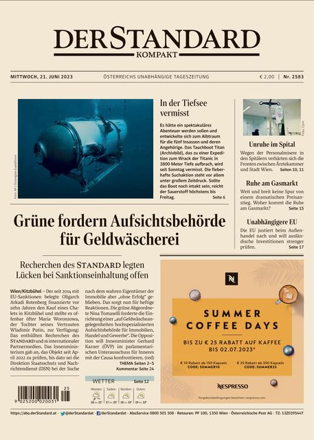 DER STANDARD Kompakt - 2023-06-21