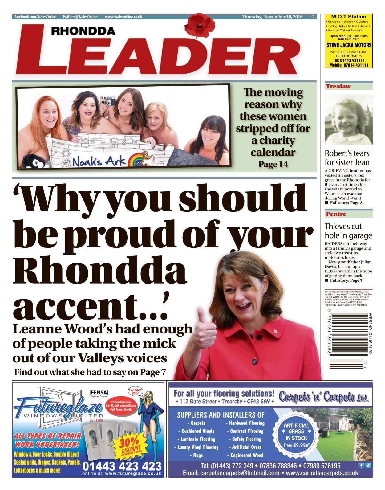 Rhondda Leader - 2016-11-10