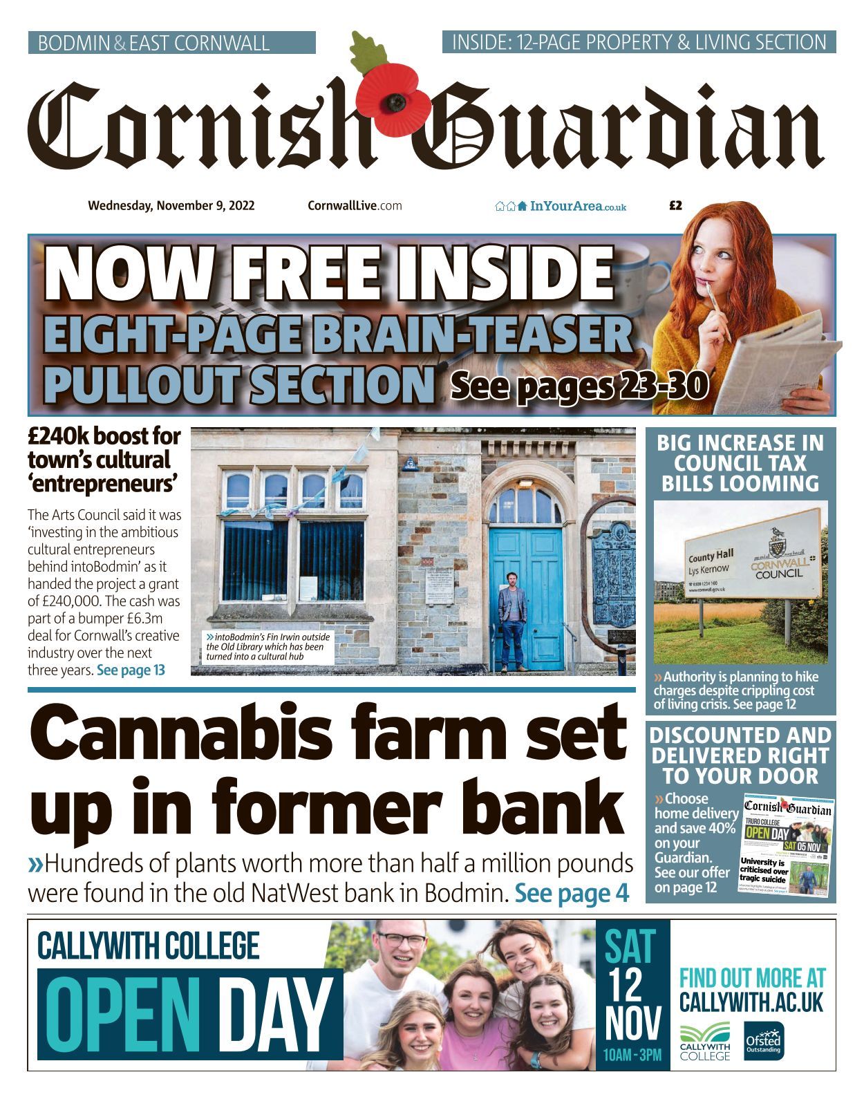 Cornish Guardian Bodmin - 2022-11-09