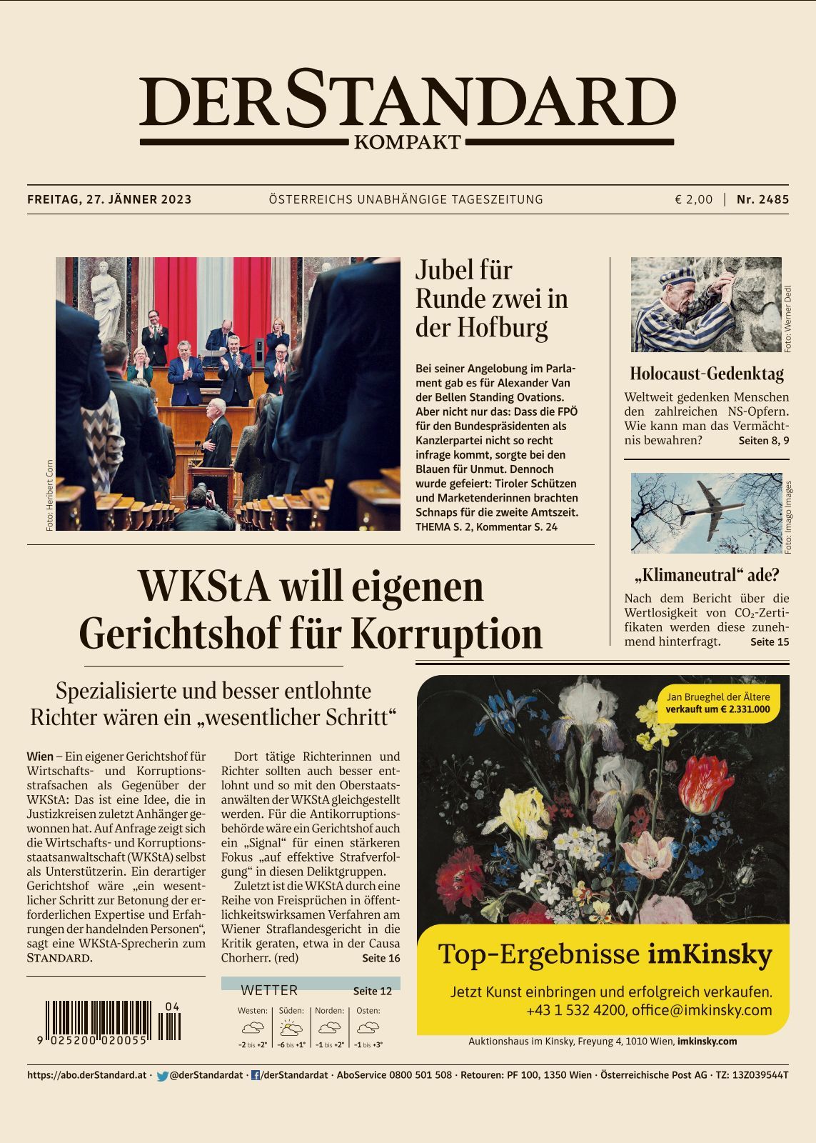 DER STANDARD Kompakt - 2023-01-27