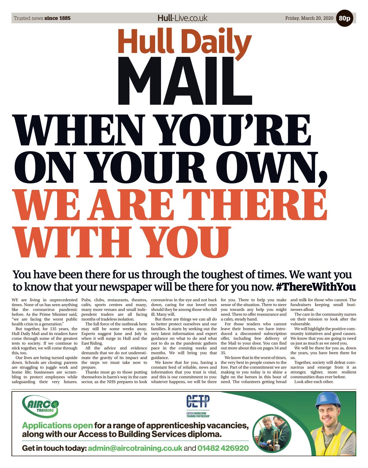 Hull Daily Mail - 2020-03-20