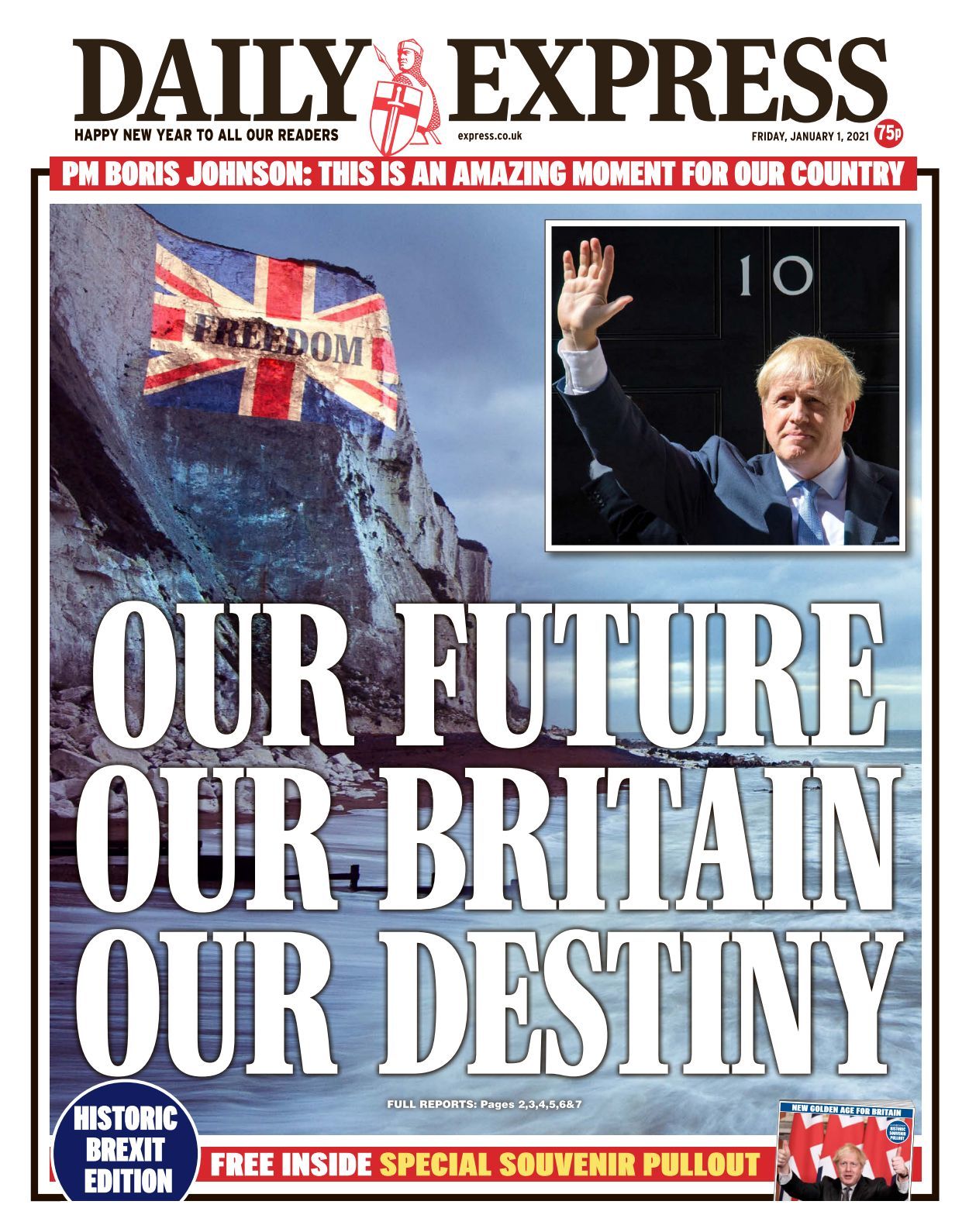 Daily Express - 2021-01-01