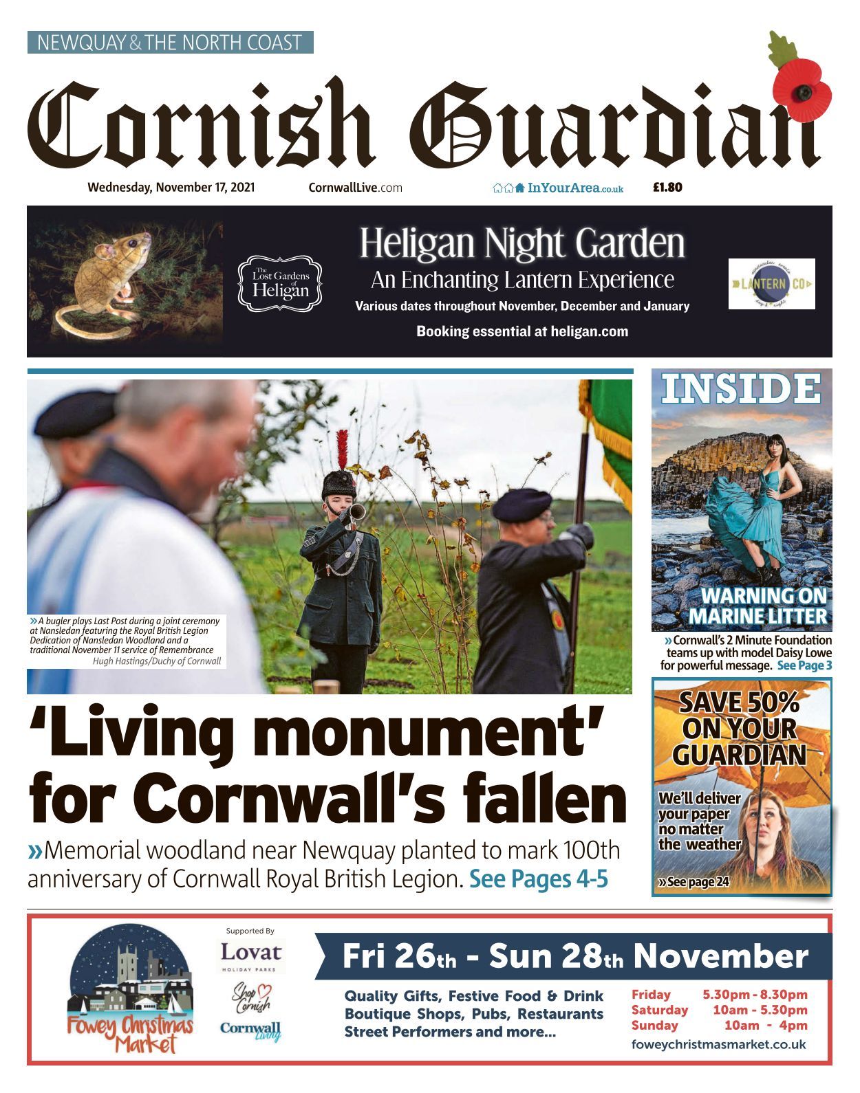 Cornish Guardian Newquay - 2021-11-17