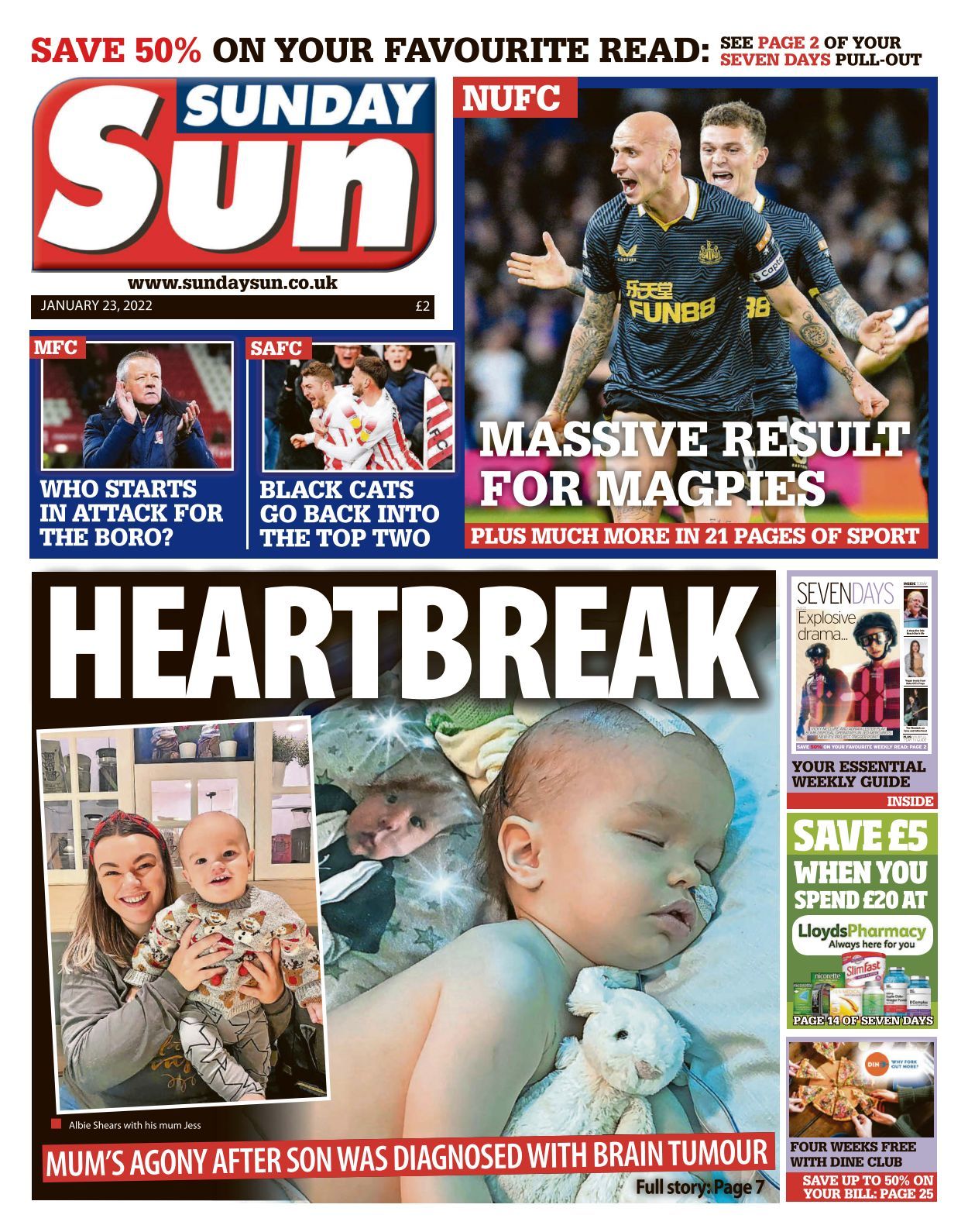 Sunday Sun - 2022-01-23