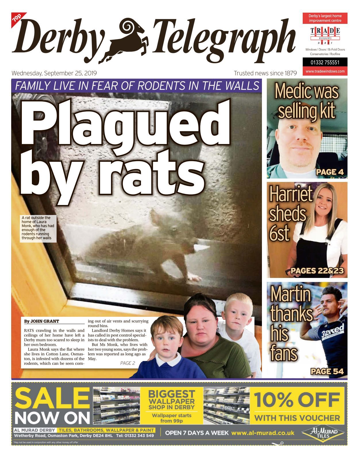 Derby Telegraph - 2019-09-25