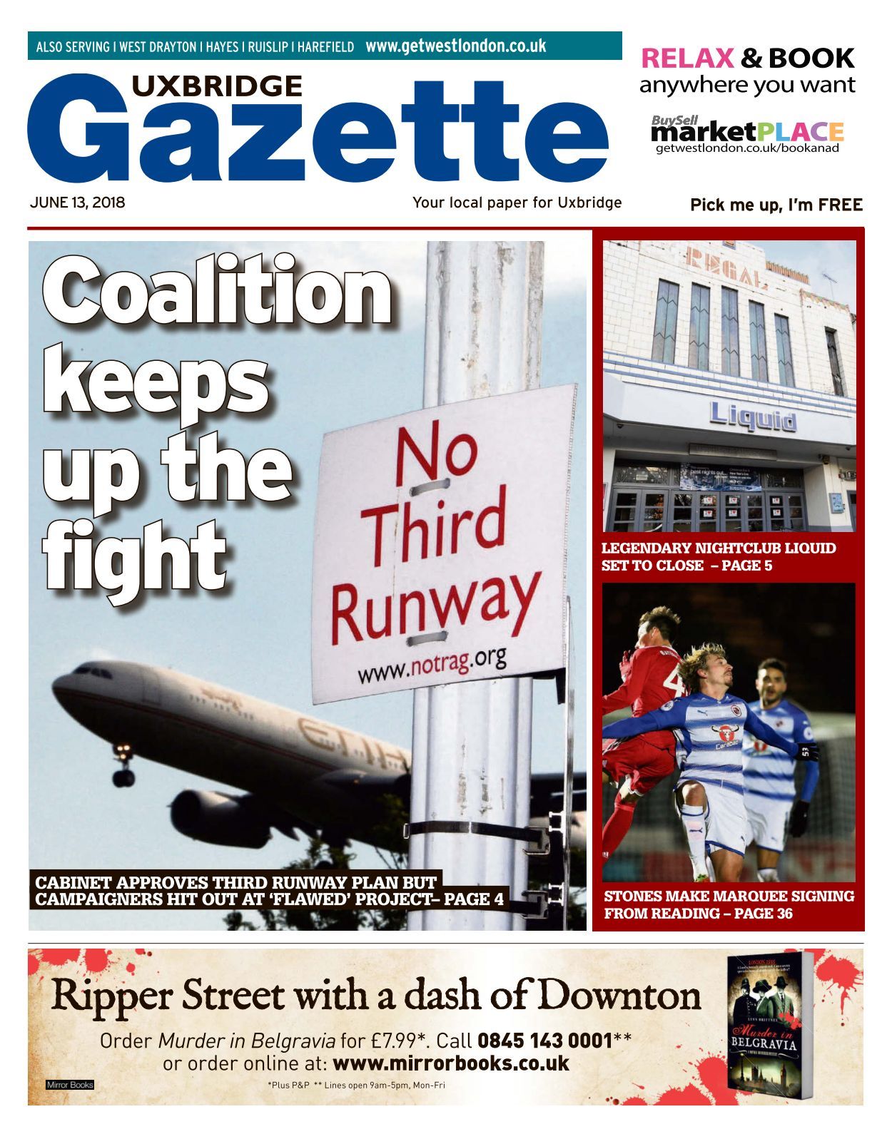 Uxbridge Gazette - 2018-06-13