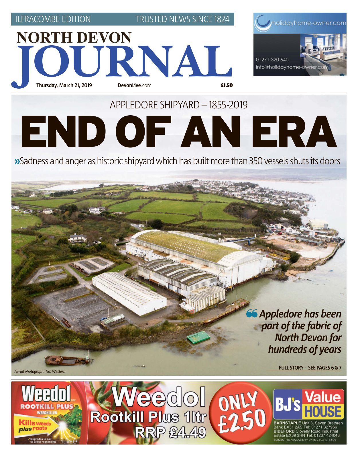North Devon Journal Ilfracombe - 2019-03-21