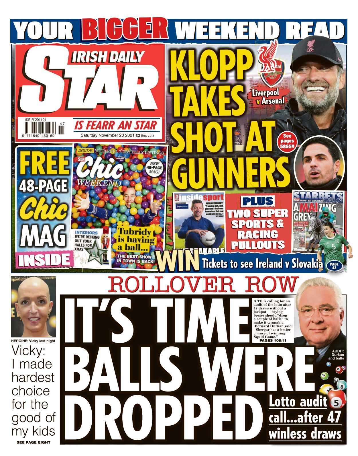 Irish Daily Star - 2021-11-20