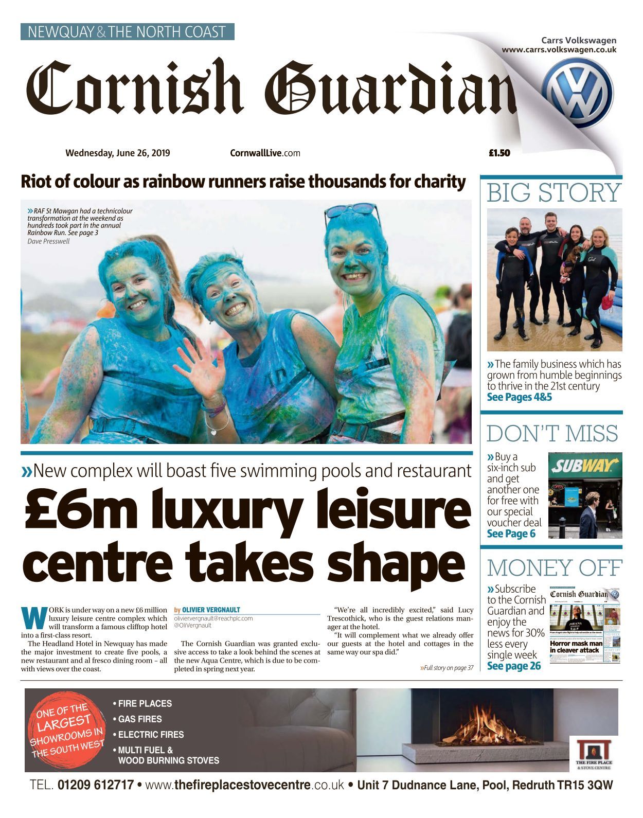 Cornish Guardian Newquay - 2019-06-26