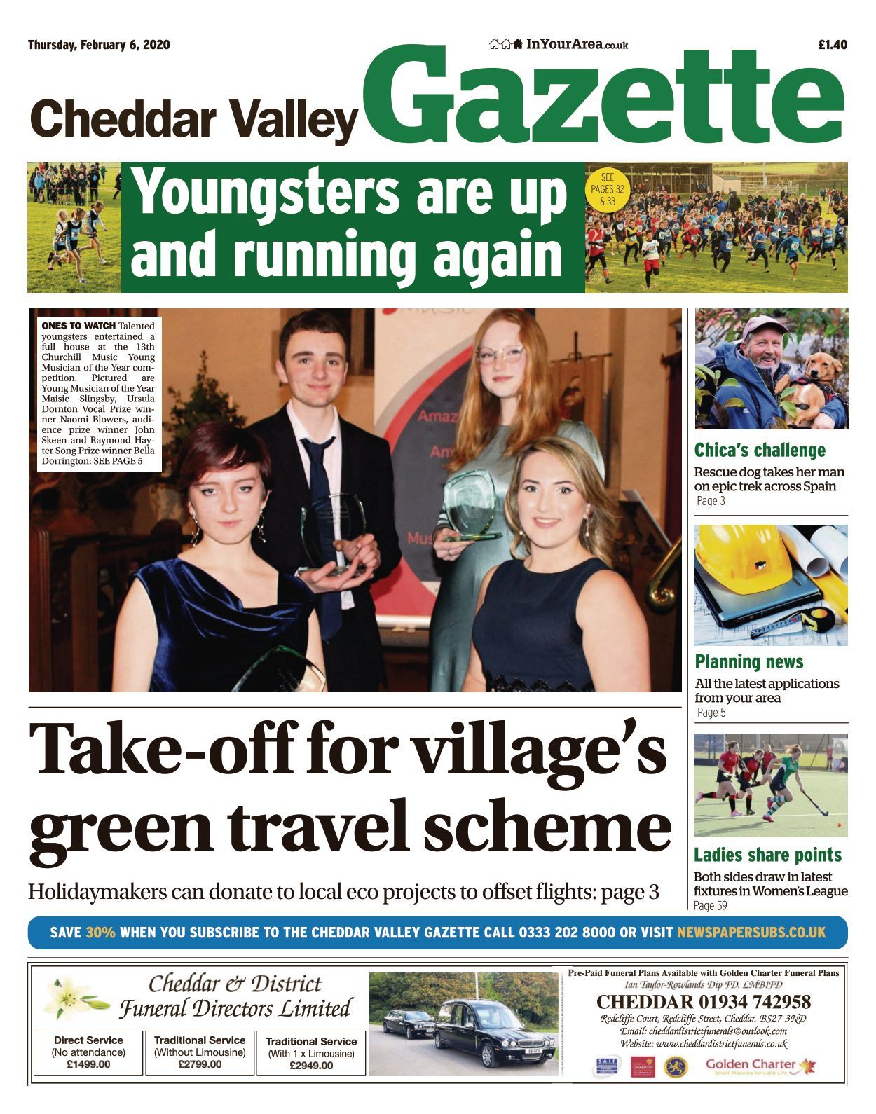 Cheddar Valley Gazette - 2020-02-06