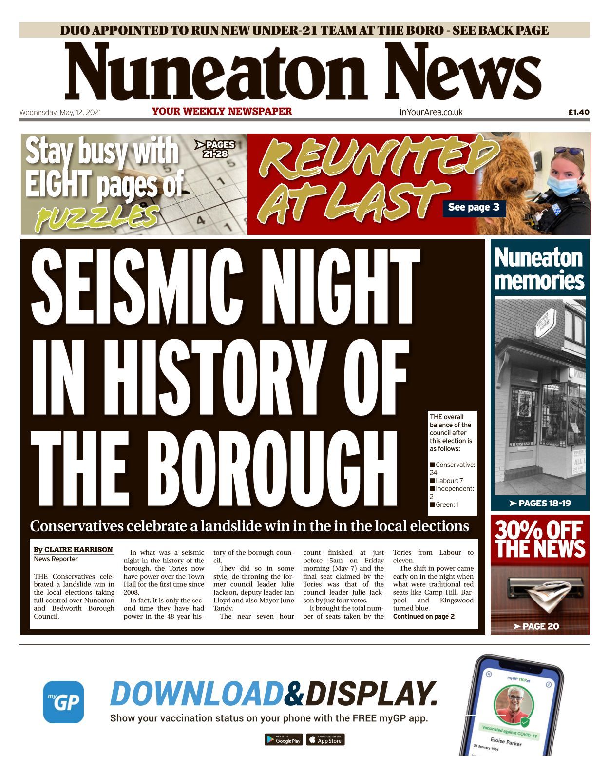 Nuneaton News - 2021-05-12